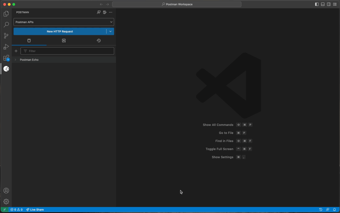 Postman & VS Code Postman & VS Code
