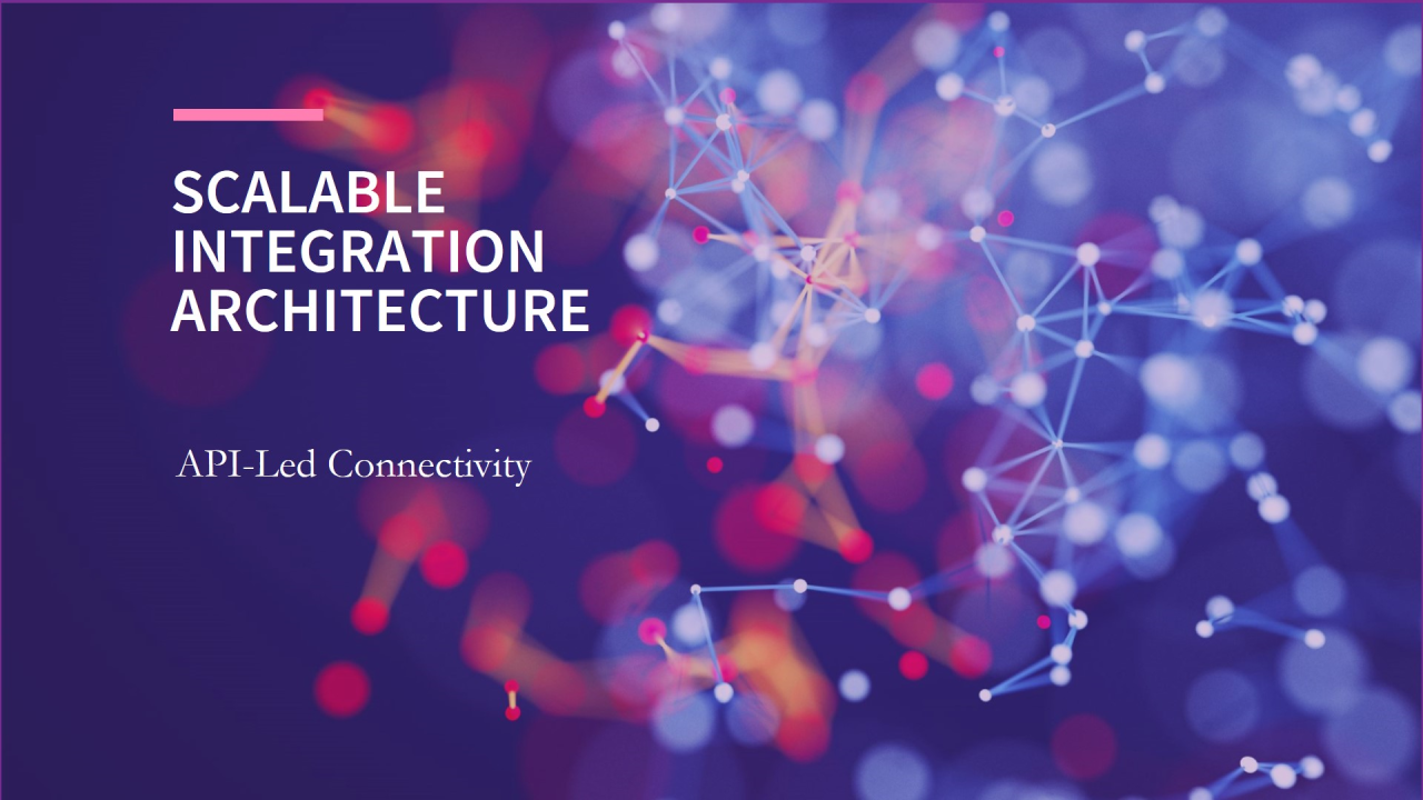 Building Scalable Integration Architecture with API-Led Connectivity Building Scalable Integration Architecture with API-Led Connectivity