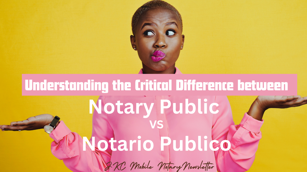 Understanding the Critical Difference Between a Notary Public and a ... Understanding the Critical Difference Between a Notary Public and a ...