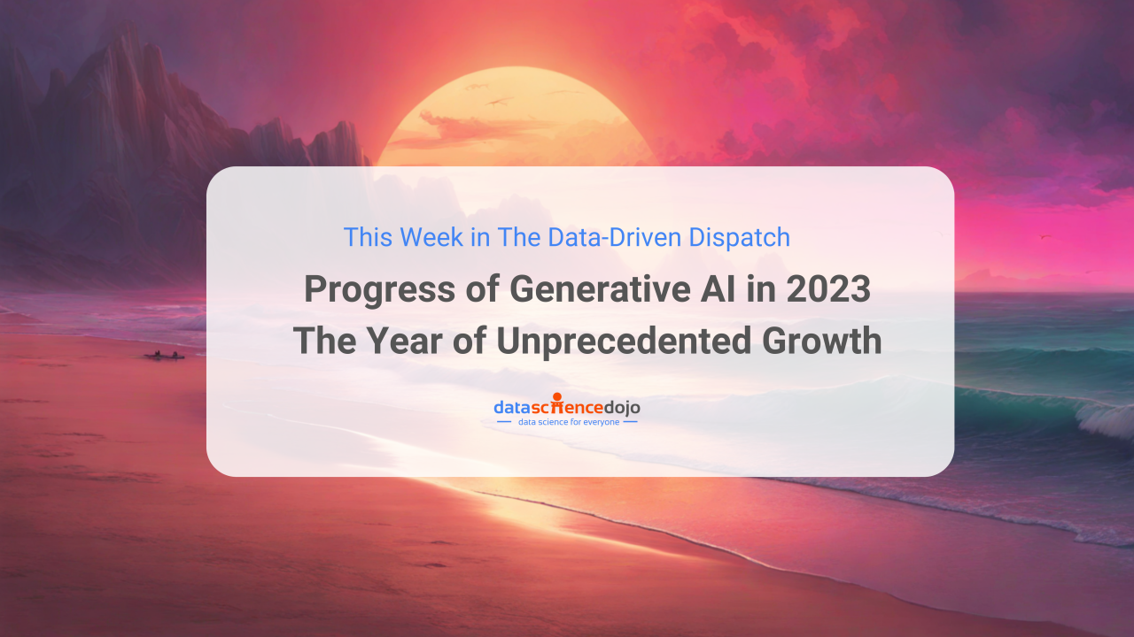 Progress of Generative AI in 2023 Progress of Generative AI in 2023