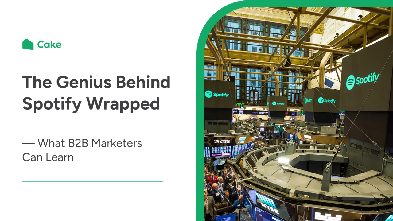 The Genius Behind Spotify Wrapped: What B2B Marketers Can Learn The Genius Behind Spotify Wrapped: What B2B Marketers Can Learn