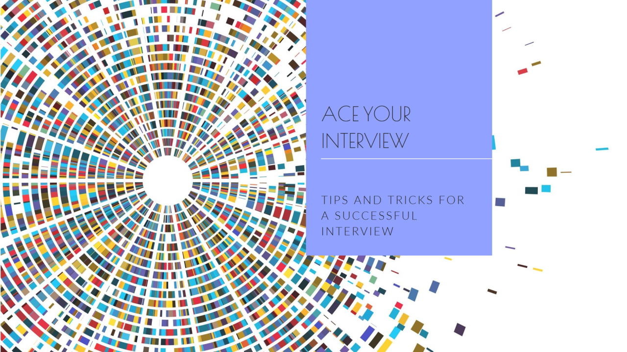 Answers to Potential Interview Questions Answers to Potential Interview Questions
