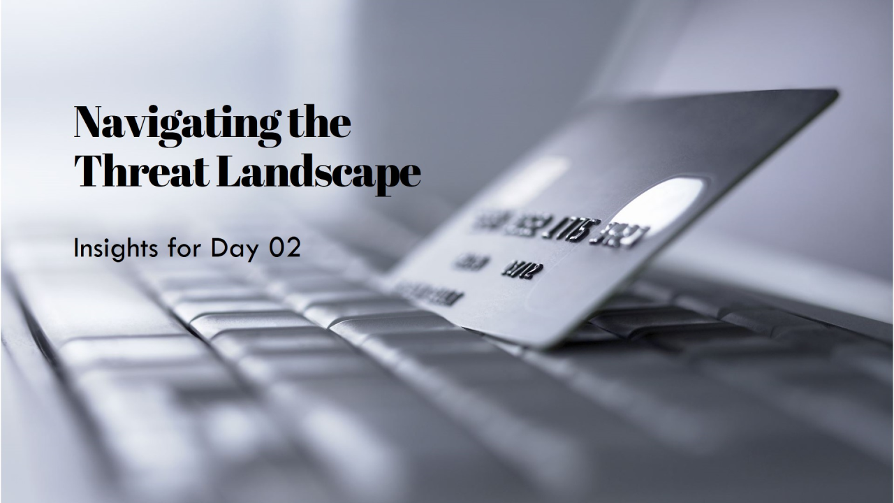 'Introduction to the Threat Landscape Day 02' 'Introduction to the Threat Landscape Day 02'