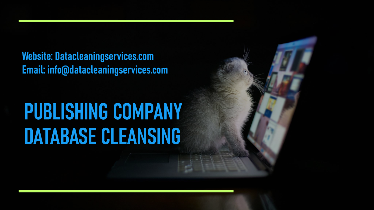 Publishing Company Database Cleansing Publishing Company Database Cleansing