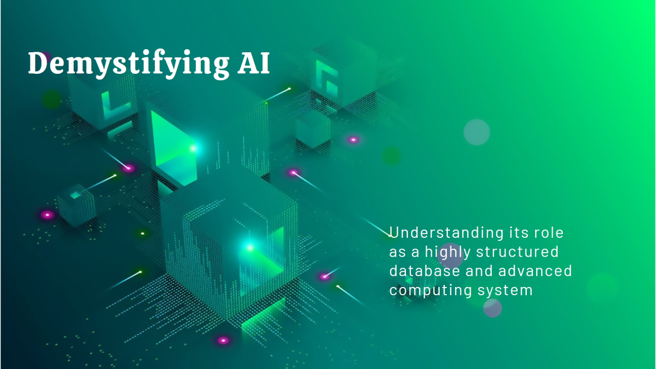 Demystifying AI - Understanding Its Role as a Highly Structured ... Demystifying AI - Understanding Its Role as a Highly Structured ...