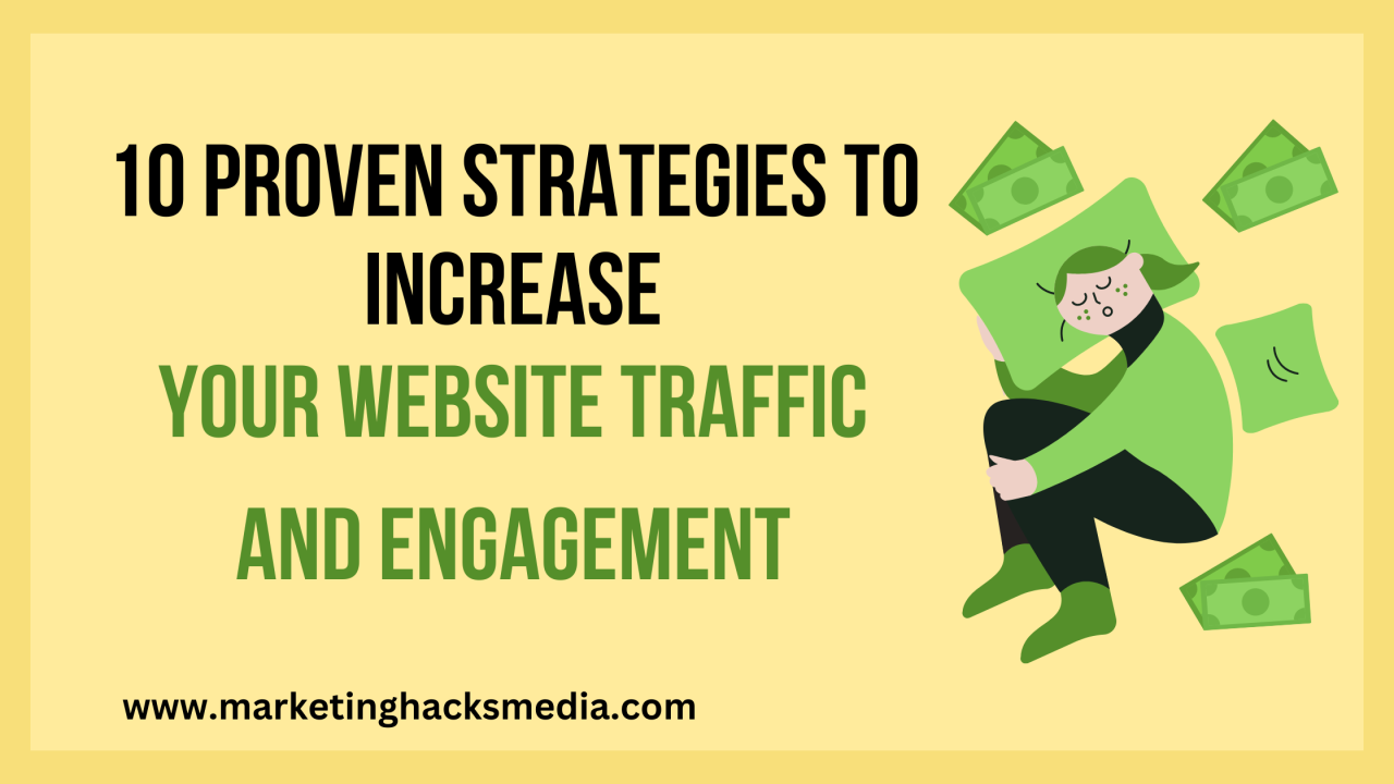 10 Proven Strategies To Increase Your Website Traffic And Engagement 10 Proven Strategies To Increase Your Website Traffic And Engagement