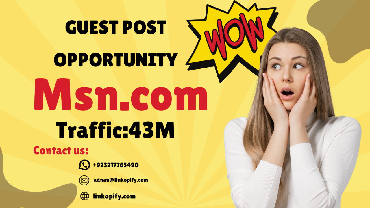 How to Publish a Guest Post on MSN: Boost SEO and Visibility ... How to Publish a Guest Post on MSN: Boost SEO and Visibility ...