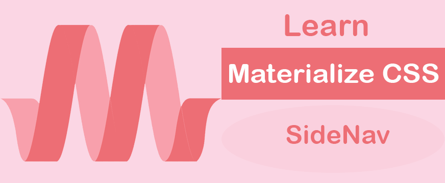 How To Create Materialize CSS SideNav Menu How To Create Materialize CSS SideNav Menu