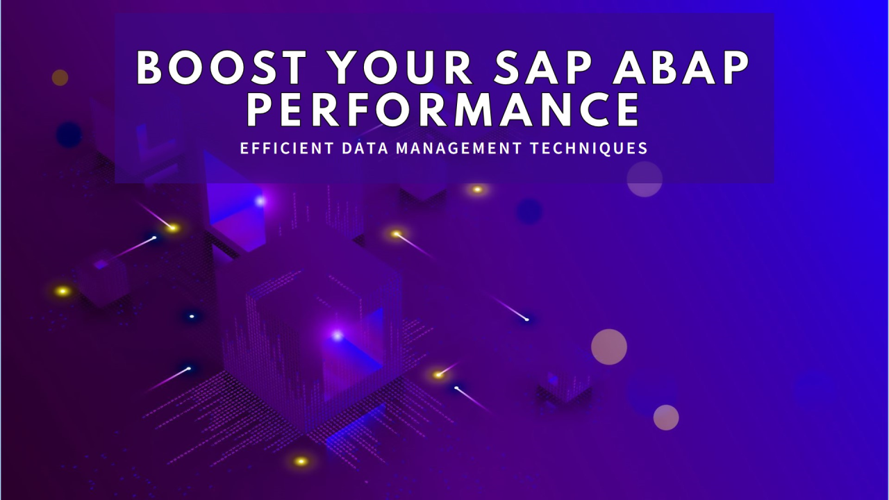 Boosting SAP ABAP Performance: Parallel Processing and Parallel Cursor ... Boosting SAP ABAP Performance: Parallel Processing and Parallel Cursor ...