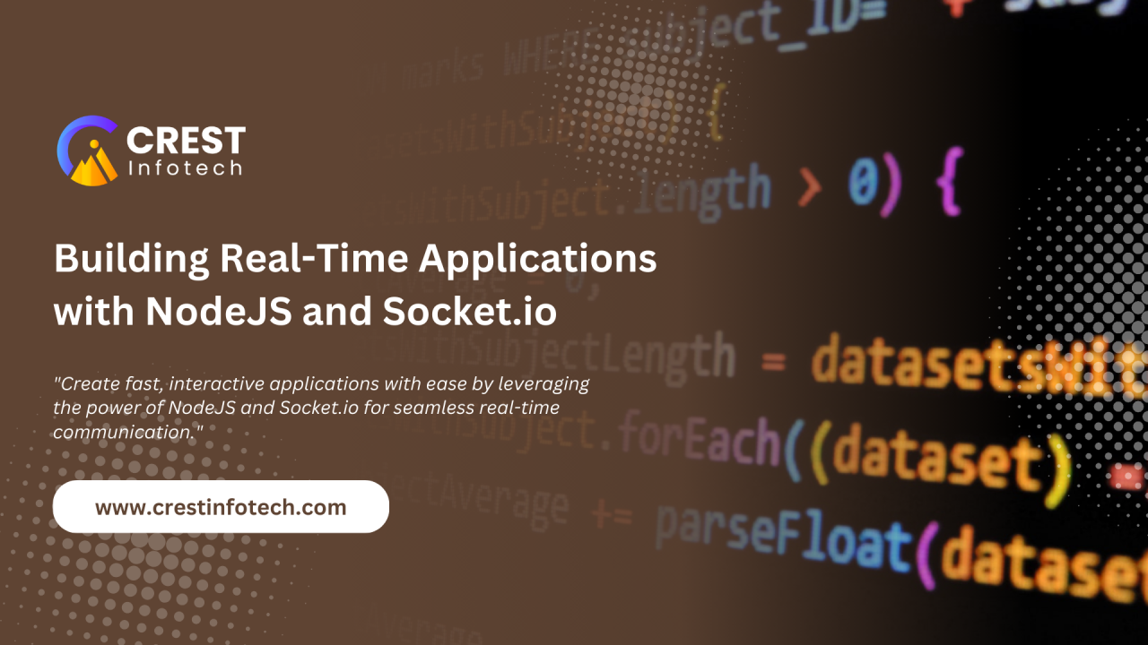 Building Real-Time Applications with NodeJS and Socket.io Building Real-Time Applications with NodeJS and Socket.io