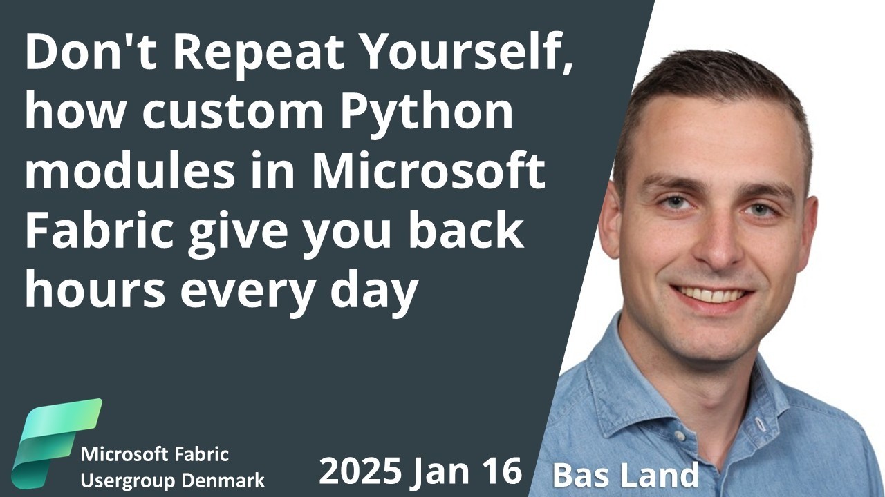 Save Time with Custom Python Modules in Microsoft Fabric Save Time with Custom Python Modules in Microsoft Fabric