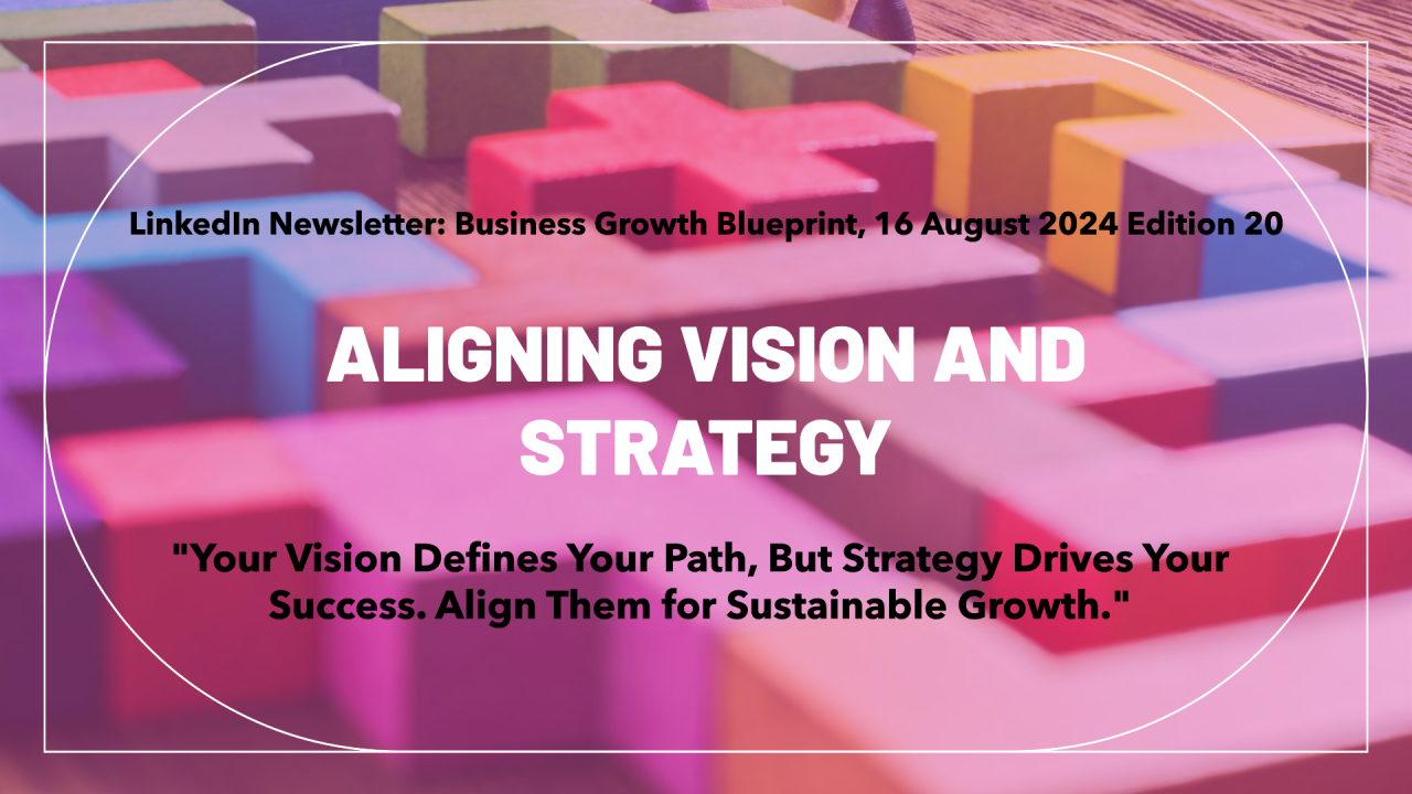 Aligning Vision and Strategy: The Key to Sustainable Business Growth Aligning Vision and Strategy: The Key to Sustainable Business Growth