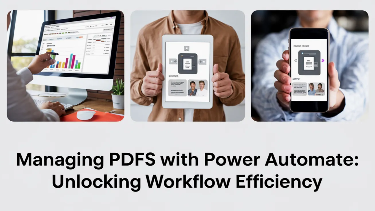 Managing PDFs with Power Automate: Unlocking Workflow Efficiency Managing PDFs with Power Automate: Unlocking Workflow Efficiency
