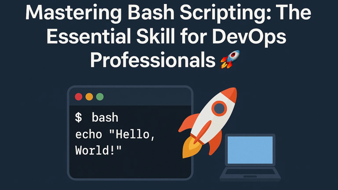 Mastering Bash Scripting: The Essential Skill for DevOps Professionals ππ» Mastering Bash Scripting: The Essential Skill for DevOps Professionals ππ»