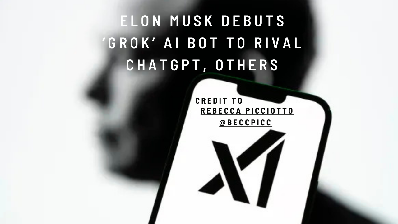Elon Musk debuts ‘Grok’ AI bot to rival ChatGPT, others Elon Musk debuts ‘Grok’ AI bot to rival ChatGPT, others