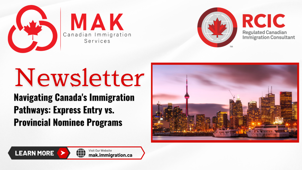 Navigating Canada's Immigration Pathways: Express Entry vs. Provincial ... Navigating Canada's Immigration Pathways: Express Entry vs. Provincial ...