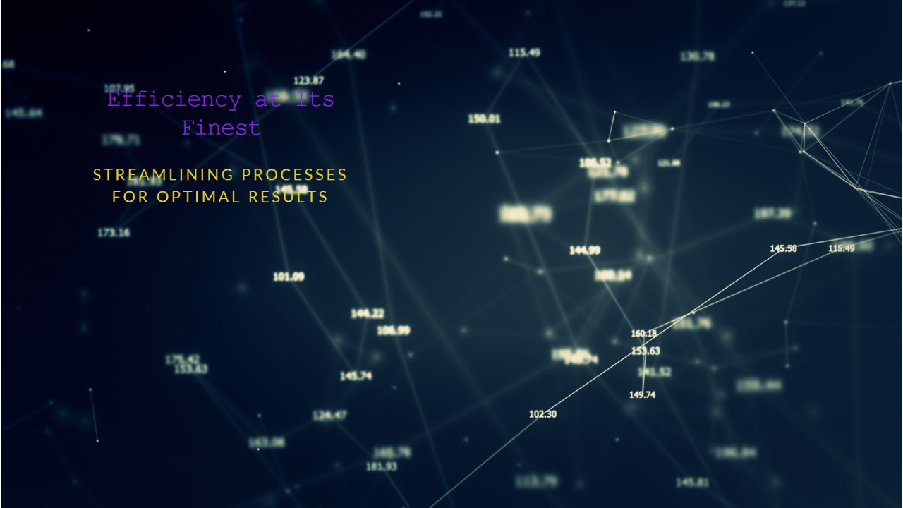 Efficient Operations Efficient Operations