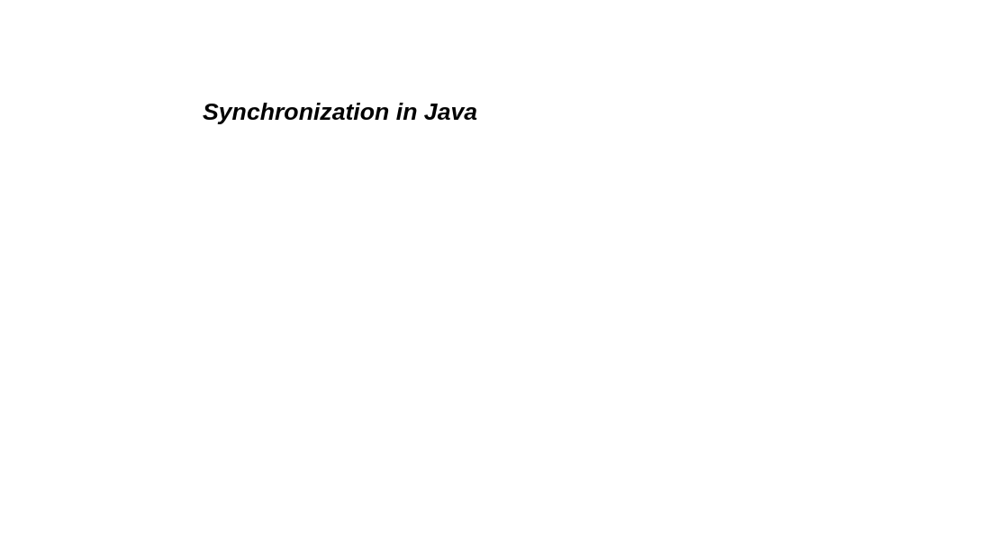 Concurrency in Java: Mastering Synchronized Blocks for Thread Safety Concurrency in Java: Mastering Synchronized Blocks for Thread Safety