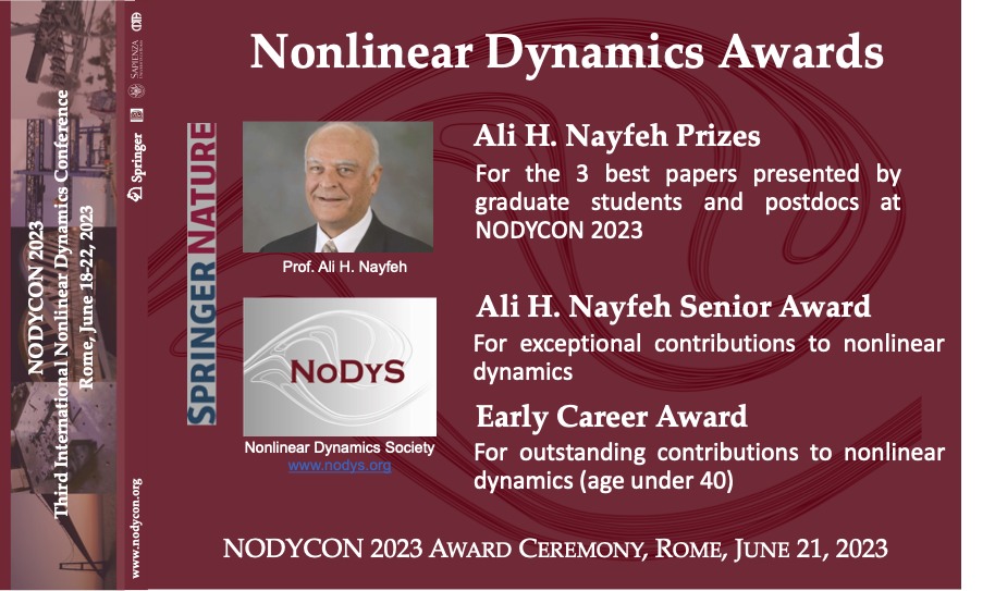 Nonlinear Dynamics Awards Nonlinear Dynamics Awards