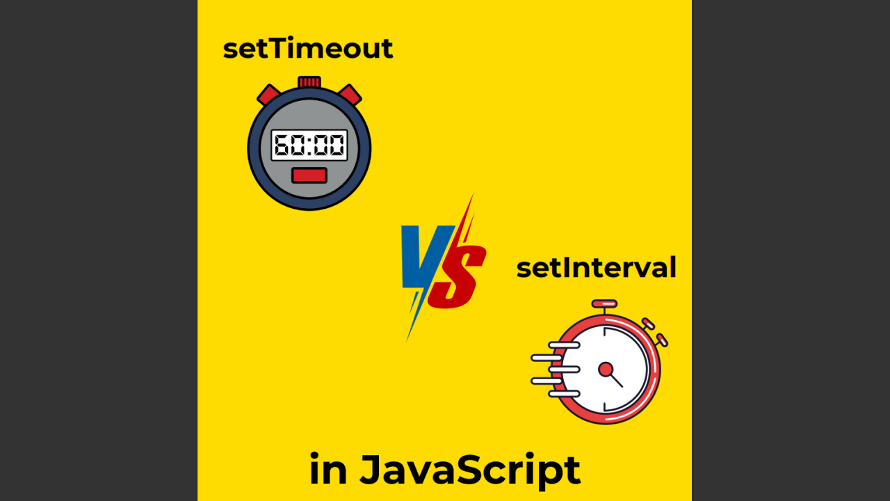 ⏱️ Understanding setTimeout and setInterval in JavaScript ⏱️ Understanding setTimeout and setInterval in JavaScript