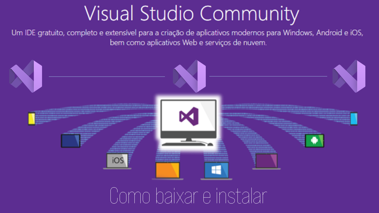 Como baixar e instalar o Visual Studio Community Como baixar e instalar o Visual Studio Community
