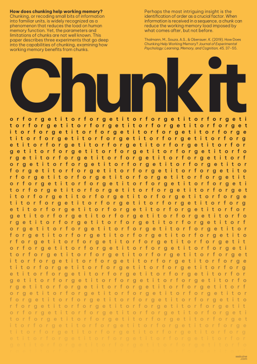 How does chunking help working memory? How does chunking help working memory?