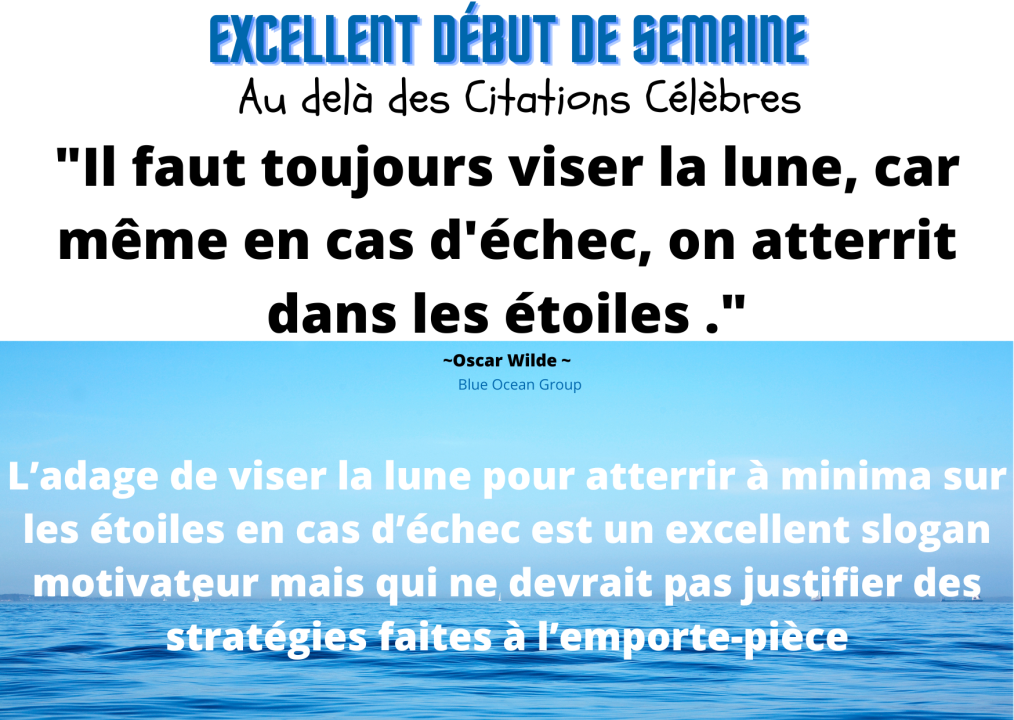 FIXEZ VOS OBJECTIFS AU NIVEAU DE VOS MOYENS FIXEZ VOS OBJECTIFS AU NIVEAU DE VOS MOYENS