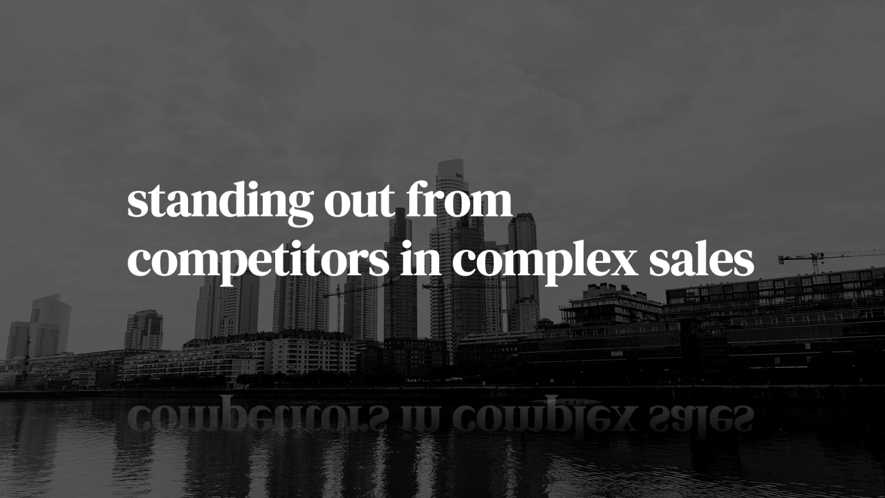 Navigating the Complex Sales Landscape: Strategies for Handling Competition Navigating the Complex Sales Landscape: Strategies for Handling Competition