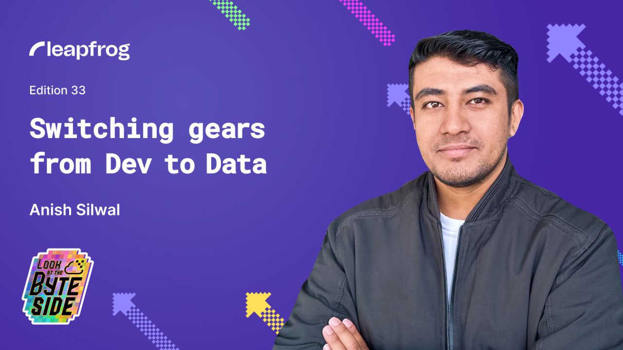 Switching gears from Dev to Data Switching gears from Dev to Data