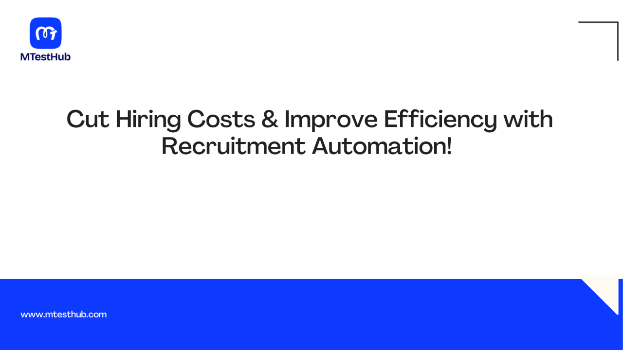 Cut Hiring Costs & Improve Efficiency with Recruitment Automation! Cut Hiring Costs & Improve Efficiency with Recruitment Automation!