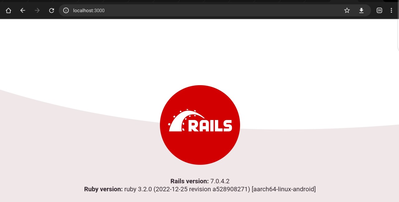 Installing and running Ruby on Rails 7 on Android Installing and running Ruby on Rails 7 on Android