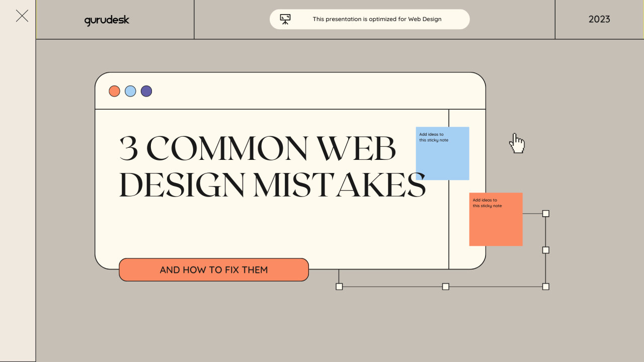 3 Common Web Design Mistakes 3 Common Web Design Mistakes