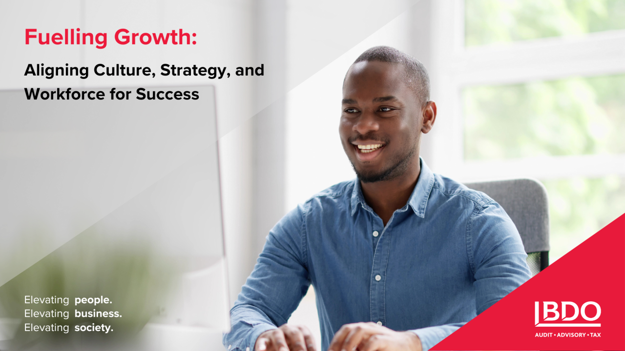 Fuelling Growth: Aligning Culture, Strategy, and Workforce for Success Fuelling Growth: Aligning Culture, Strategy, and Workforce for Success