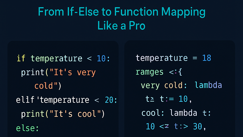 Mastering Python Control Flow: From If-Else to Function Mapping Like a ... Mastering Python Control Flow: From If-Else to Function Mapping Like a ...