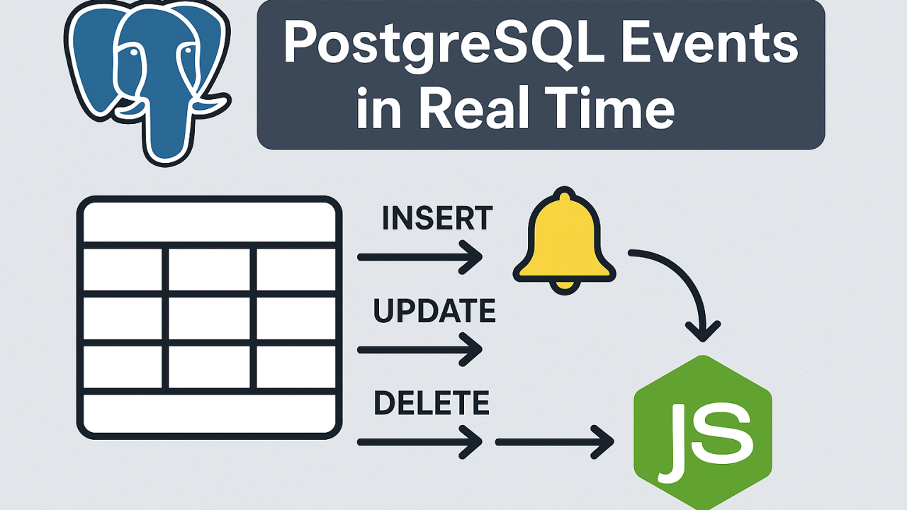 🚨 Real-Time Events from PostgreSQL with Node.js (LISTEN / NOTIFY) 🚨 Real-Time Events from PostgreSQL with Node.js (LISTEN / NOTIFY)