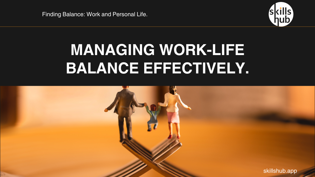 Balancing Work and Personal Life: Strategies for Maintaining Well-Being Balancing Work and Personal Life: Strategies for Maintaining Well-Being
