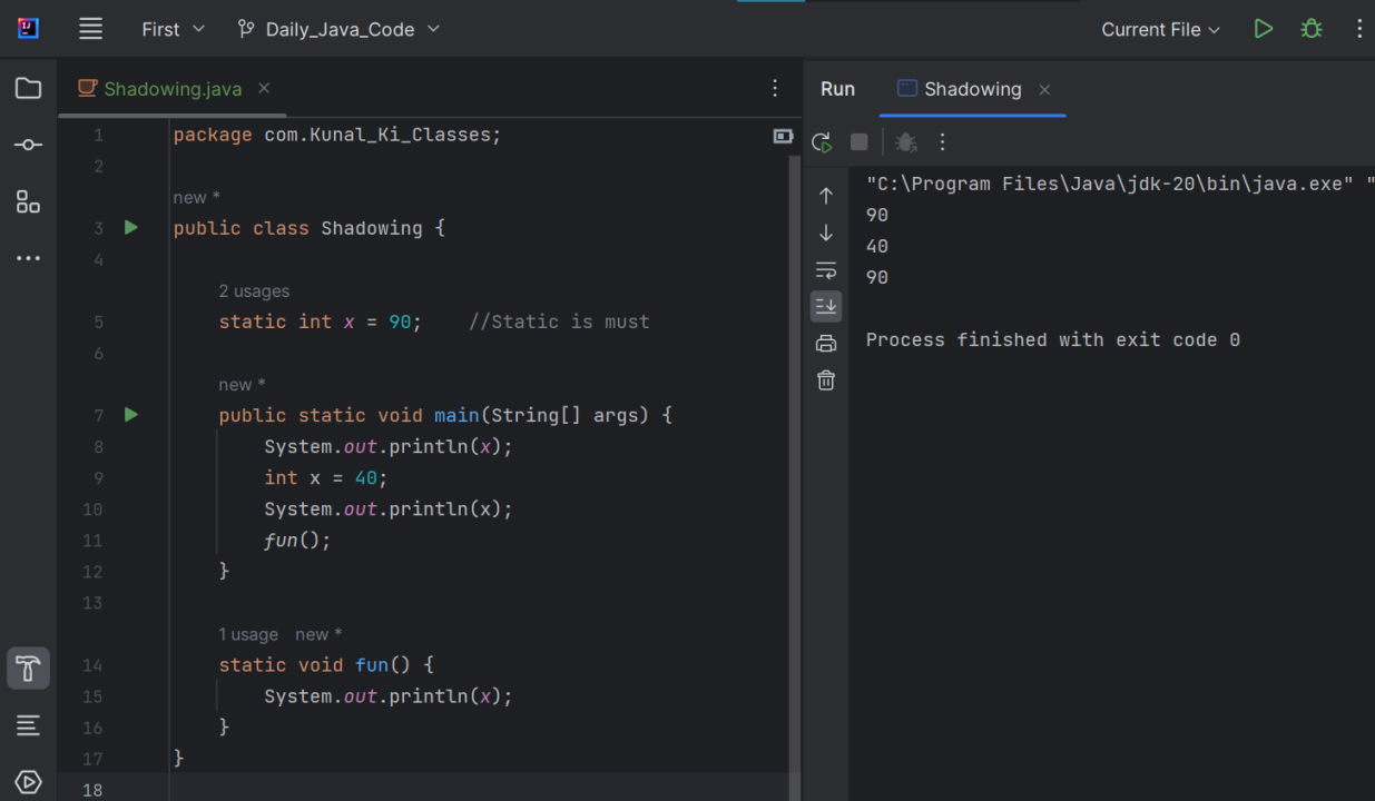 Demystifying Variable Shadowing in Java: Shedding Light on an Often ... Demystifying Variable Shadowing in Java: Shedding Light on an Often ...