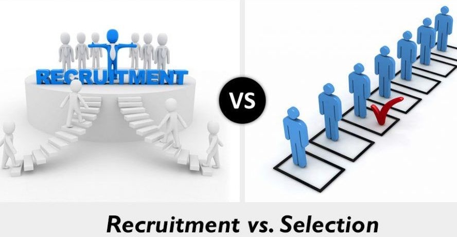 DIFFERENCE BETWEEN RECRUITMENT & SELECTION DIFFERENCE BETWEEN RECRUITMENT & SELECTION
