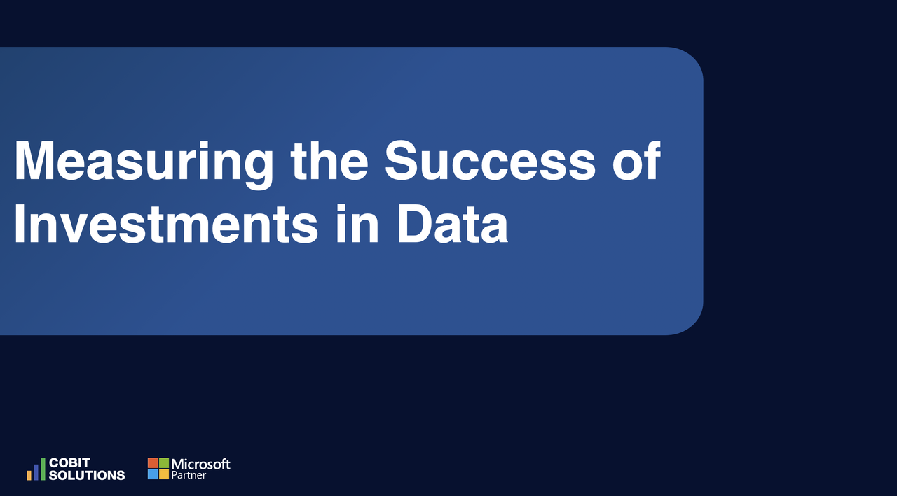 Demystifying ROI of Analytics: Measuring the Success of Investments in Data Demystifying ROI of Analytics: Measuring the Success of Investments in Data
