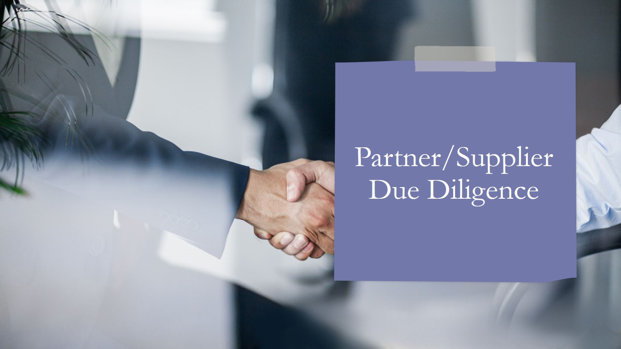 Mastering Partner/Supplier Due Diligence | Sagar Rathod Mastering Partner/Supplier Due Diligence | Sagar Rathod