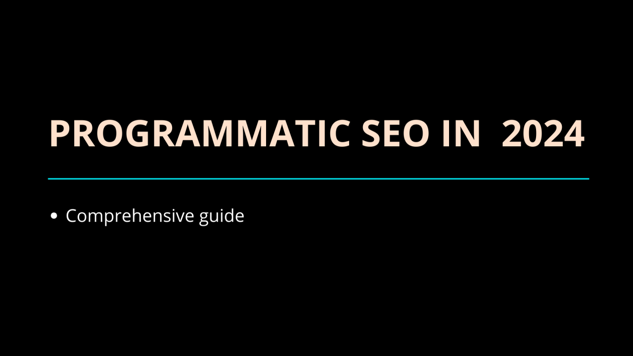 Programmatic SEO: A Comprehensive Guide | Openweb Programmatic SEO: A Comprehensive Guide | Openweb