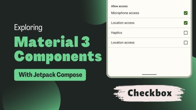 Customizing Checkbox Strokes in Jetpack Compose Material 3. | Denis Koome Customizing Checkbox Strokes in Jetpack Compose Material 3. | Denis Koome