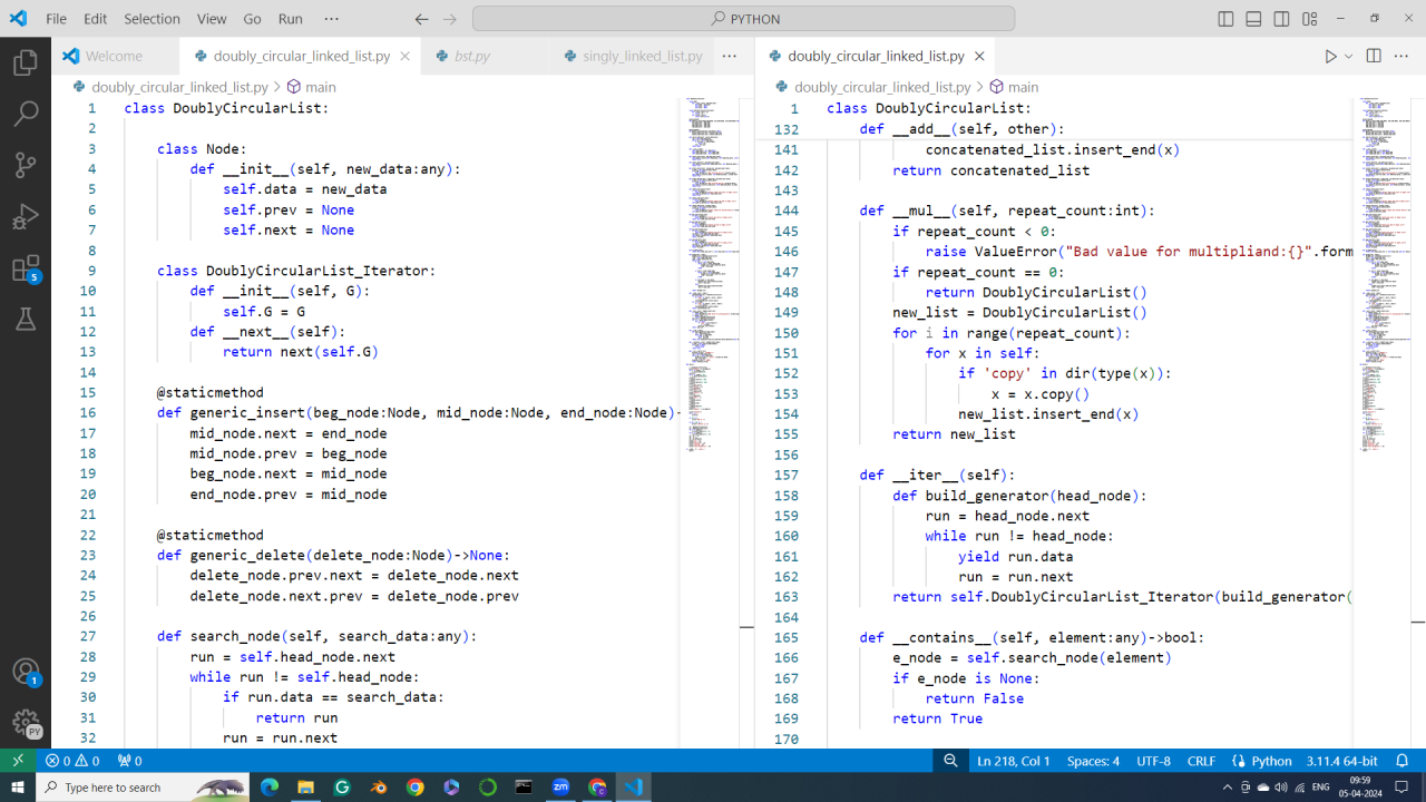 How to design a data structure neatly using Python OOP features? How to design a data structure neatly using Python OOP features?