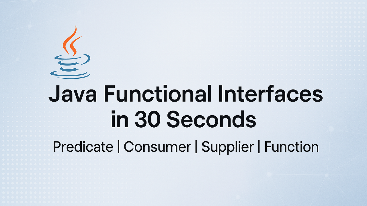 Understanding Functional Interfaces in Java Understanding Functional Interfaces in Java
