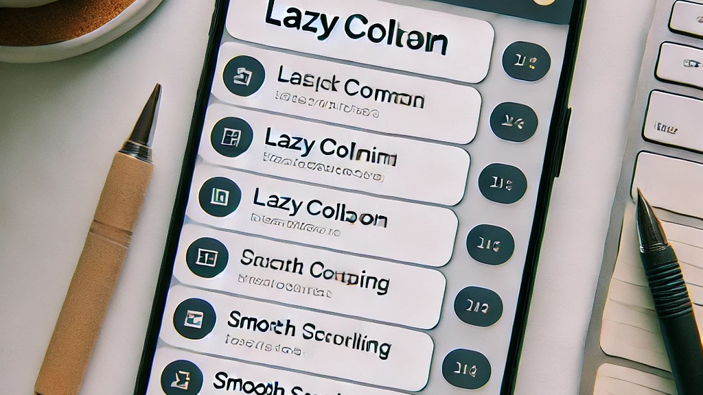 Handling Large Lists Efficiently in Jetpack Compose – LazyColumn ... Handling Large Lists Efficiently in Jetpack Compose – LazyColumn ...