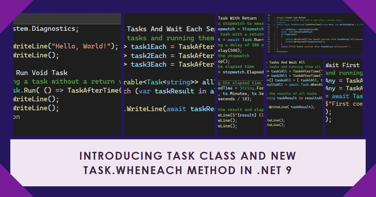 Exploring Asynchronous Programming in C#: Understanding the Task Class ... Exploring Asynchronous Programming in C#: Understanding the Task Class ...