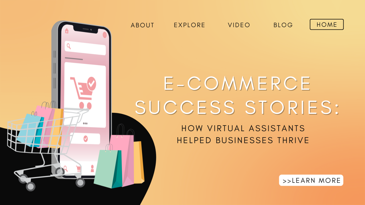 E-commerce Success Stories: How Virtual Assistants Helped Businesses Thrive E-commerce Success Stories: How Virtual Assistants Helped Businesses Thrive