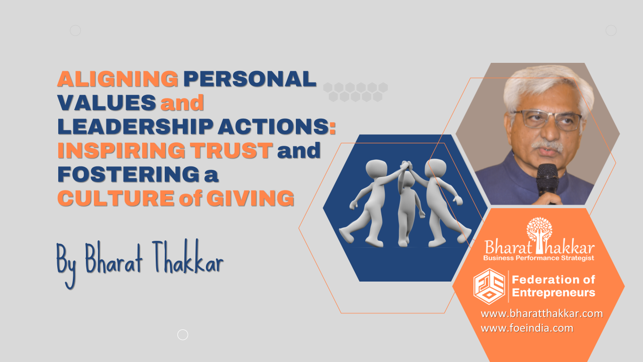 Aligning Personal Values and Leadership Actions: Inspiring Trust and ... Aligning Personal Values and Leadership Actions: Inspiring Trust and ...
