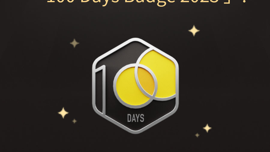 100 Days of LeetCode – Achievement Unlocked! 🚀 100 Days of LeetCode – Achievement Unlocked! 🚀