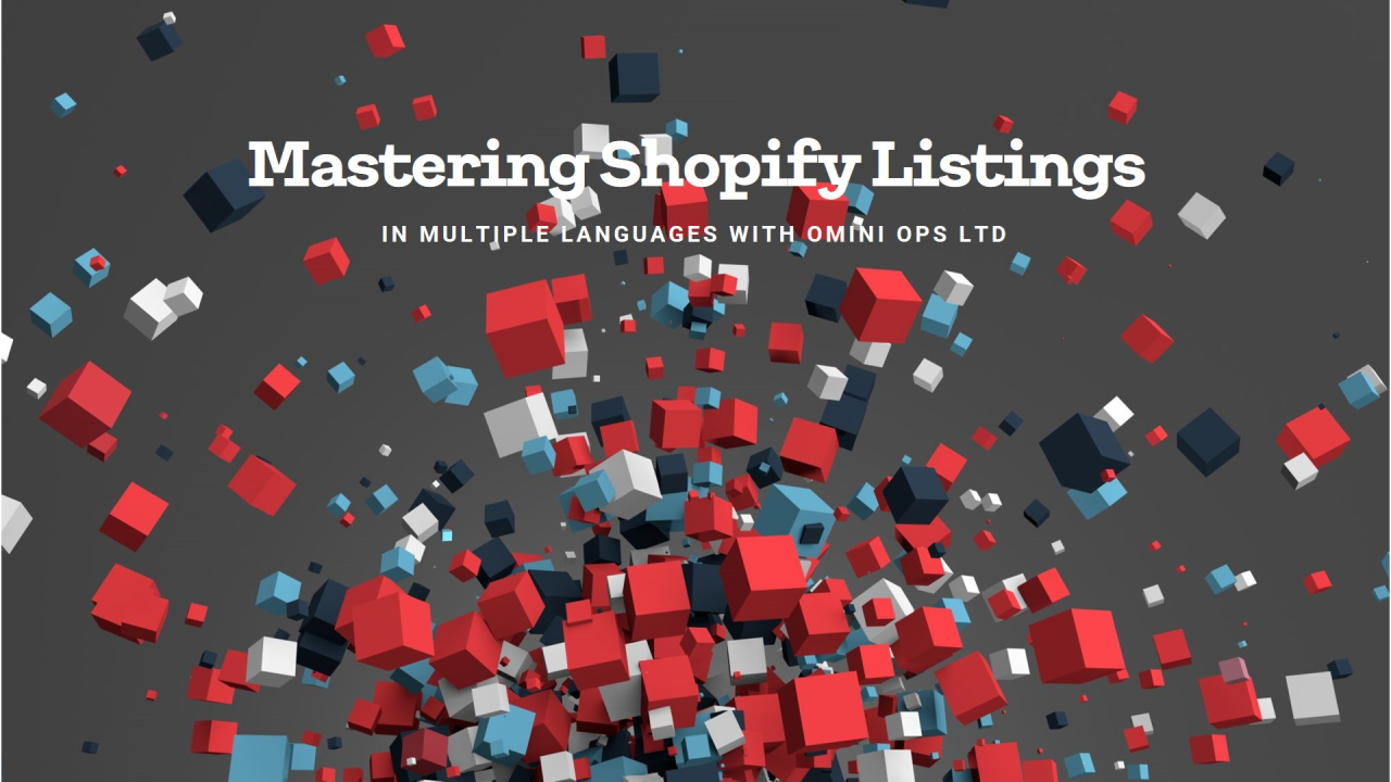 Mastering Shopify Product Listings in Multiple Languages Mastering Shopify Product Listings in Multiple Languages